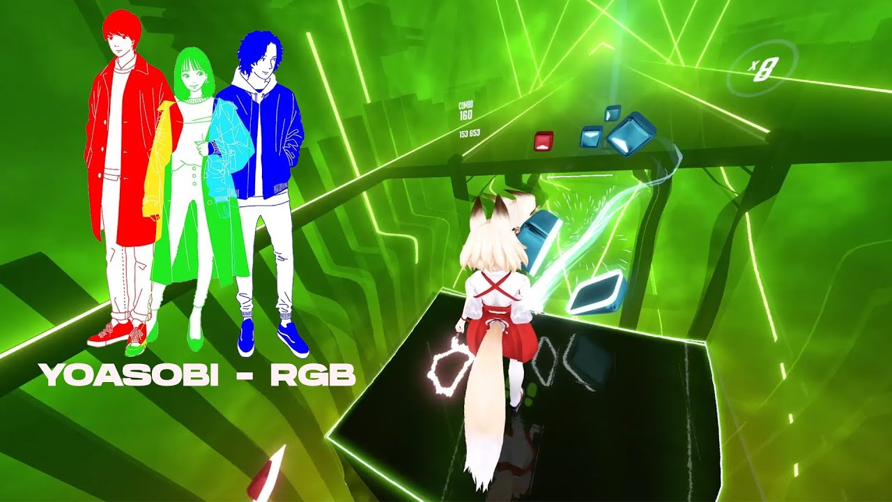 [Beat Saber] YOASOBI - RGB - YouTube