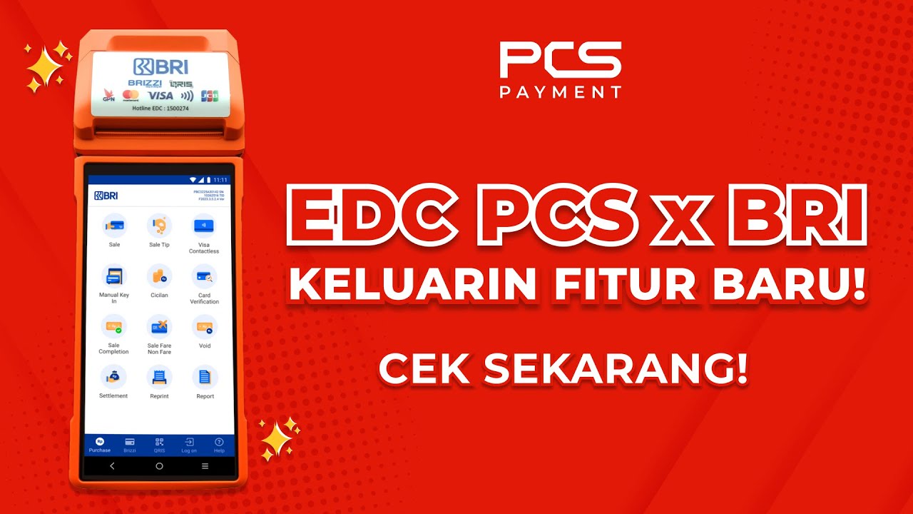 Update Fitur Baru Pada Aplikasi EDC PCS x BRI - YouTube