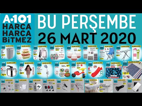 A101'de Bu Hafta | 26 MART 2020 | DETAYLI SUNUM | A101 BU PERŞEMBE | A101 İNDİRİMLERİ | A101 Aktüel