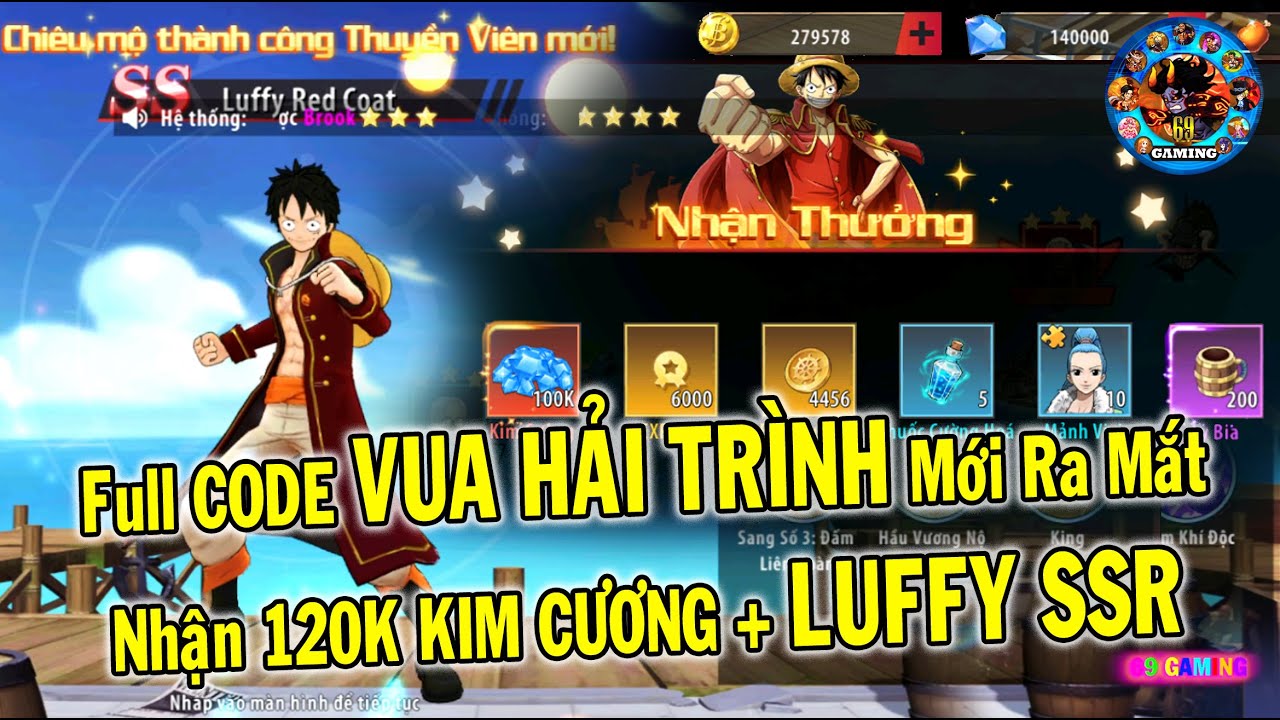 CODE VUA HẢI TRÌNH - FULL CODE CHUNG NHẬN 120000 KIM CƯƠNG CỰC NGON ...