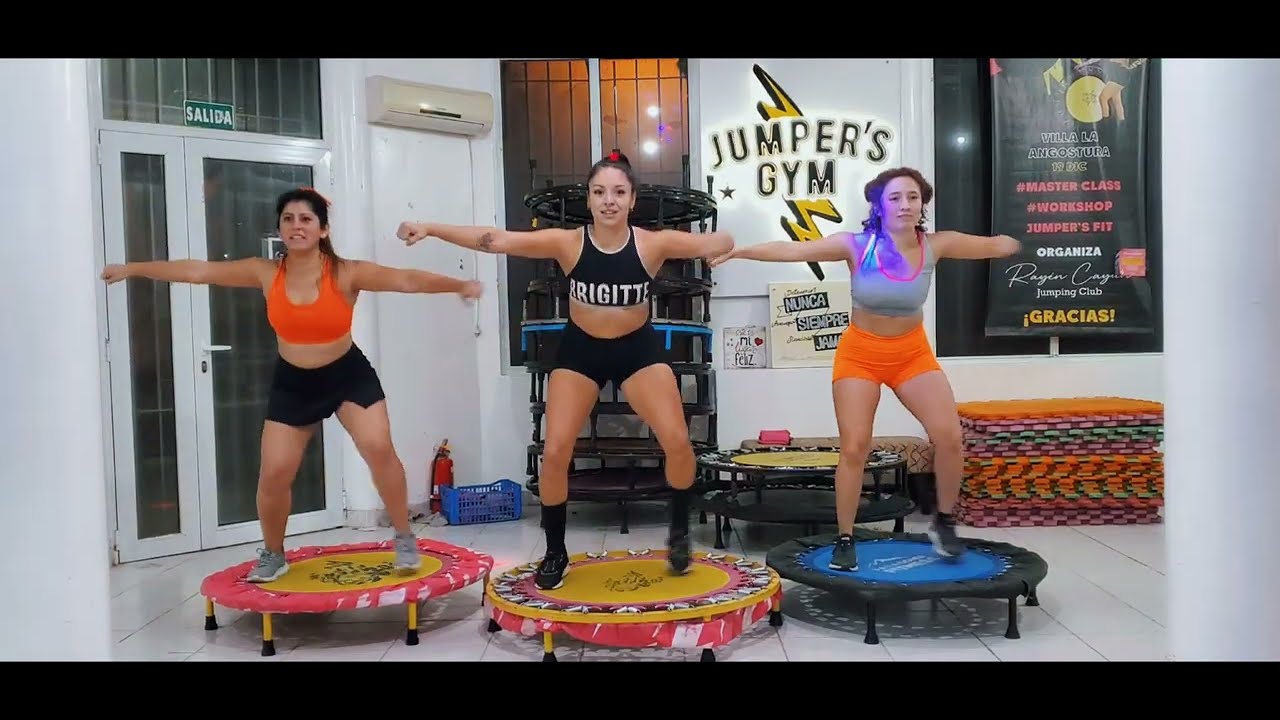 DAVID GUETTA - JUMP / jumpers fit jumping fitness rebounder mini tramp ...