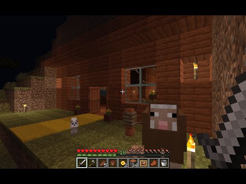 ASMR Gaming  - Minecraft | Building a Mountain House | Soft Talking | Keyboard and Mouse Sounds 🥰🤎