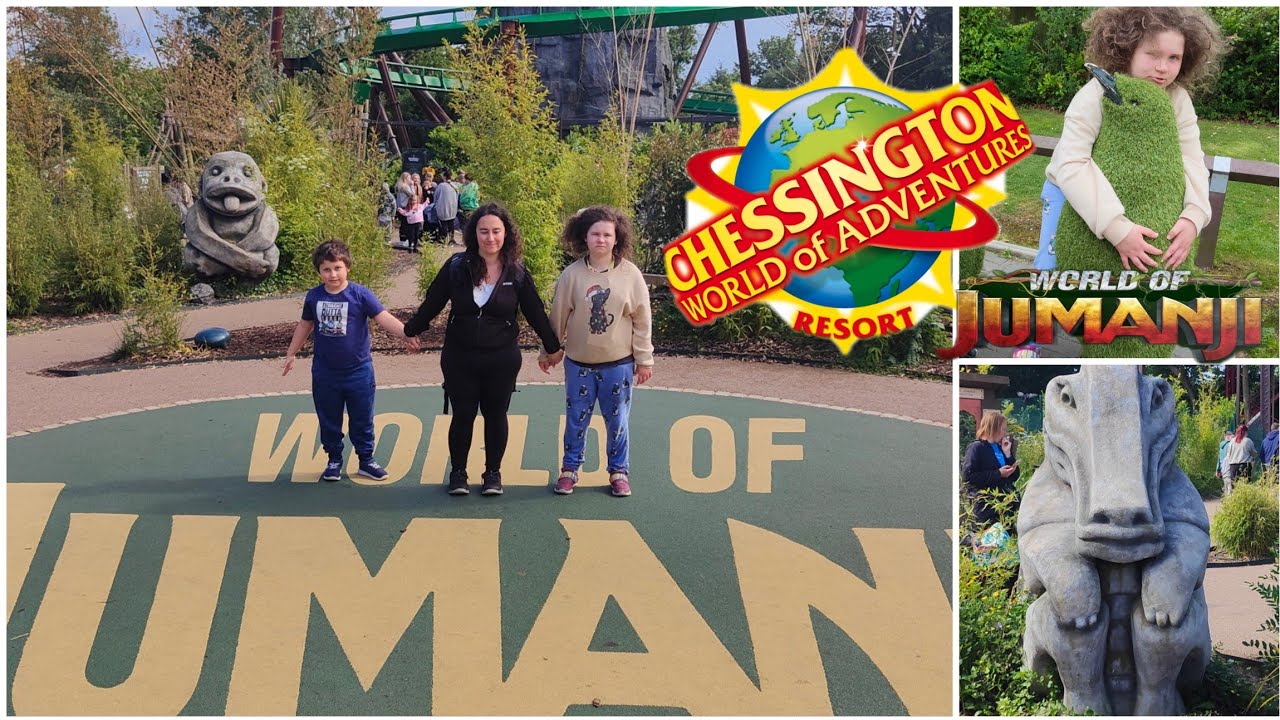 Chessington world of adventure + kiddie rides vlog - YouTube