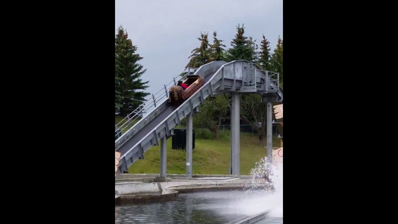 Calaway park "Timber Falls" - YouTube