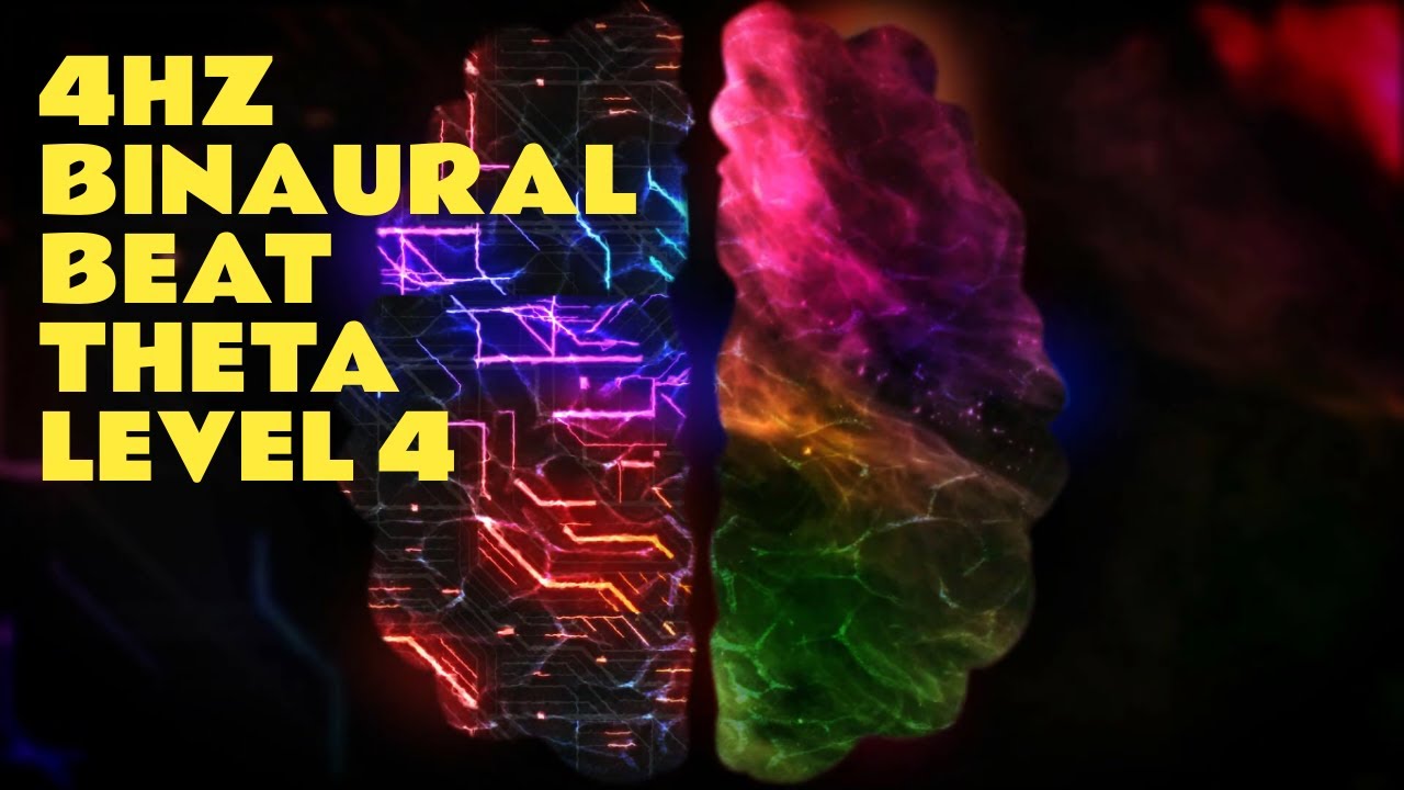 Theta 4Hz Binaural Beats Rem Sleep and Deep Relaxation Level 4 - YouTube