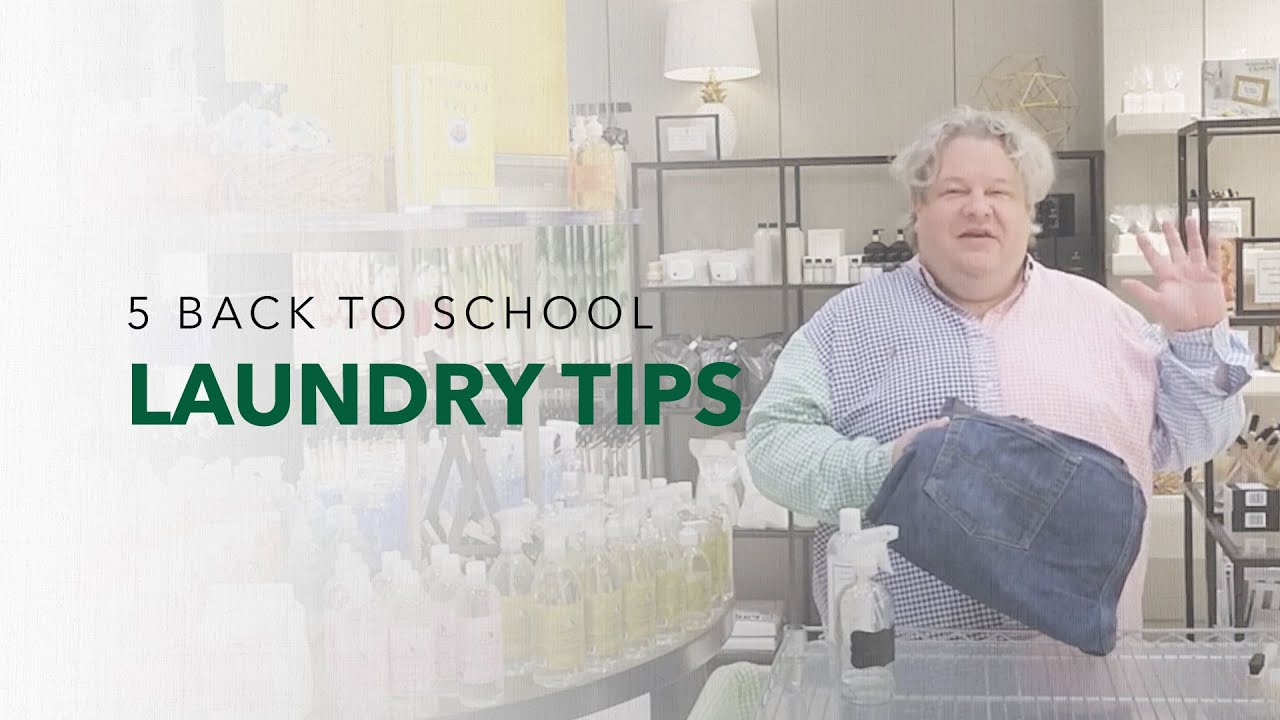 5 Back to School Laundry Tips! - YouTube