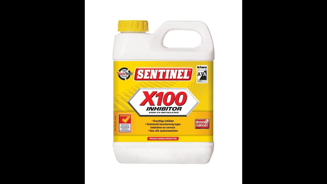 SENTINEL X100 1liter flacon - YouTube