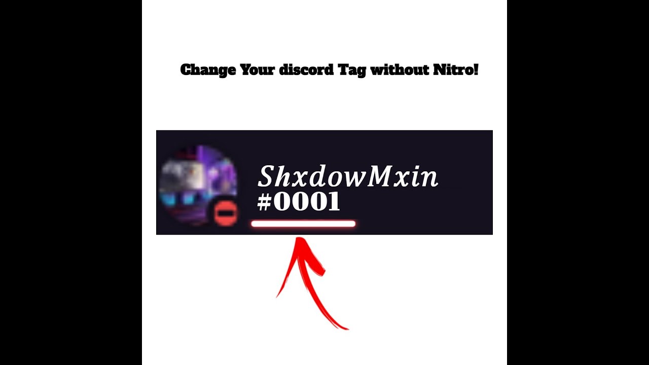 how to can change your Discord Tag without Nitro | ShxdowMxin - YouTube