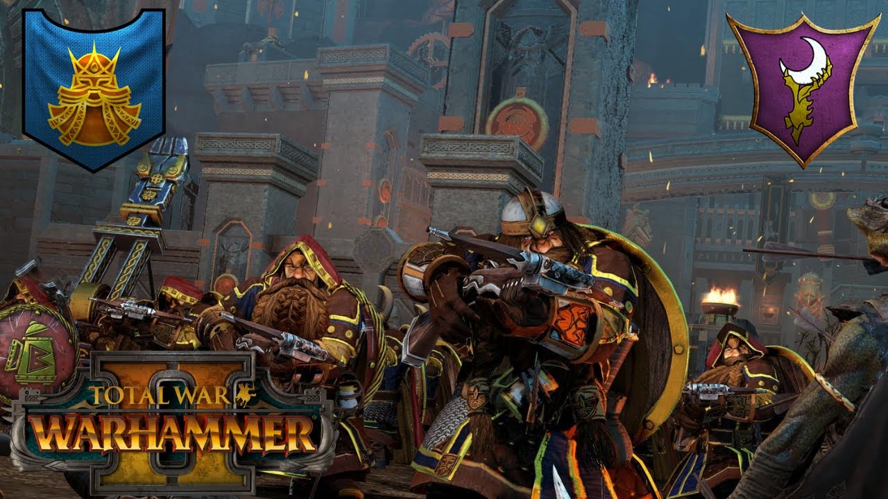 Dawi Rangers Take On Shades. Dwarfs Vs Dark Elves. Total War Warhammer ...