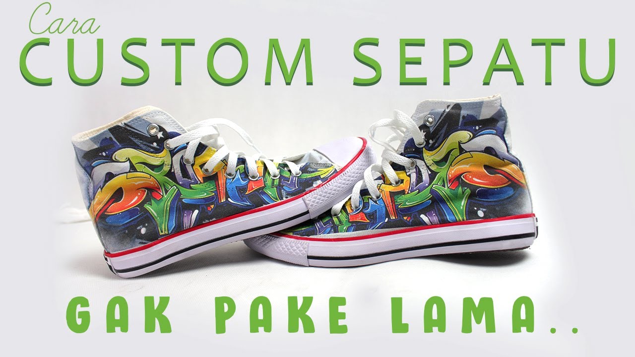 Tutorial Custom Sepatu Menggunakan Mesin Printer DTG DX 7 - YouTube