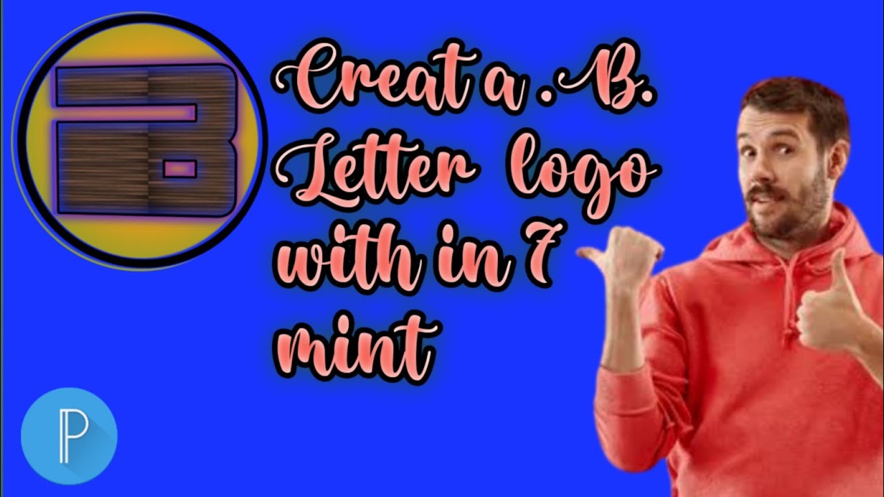 Professional (B) Latter Logo Design | How To Make Logo ON Android ...