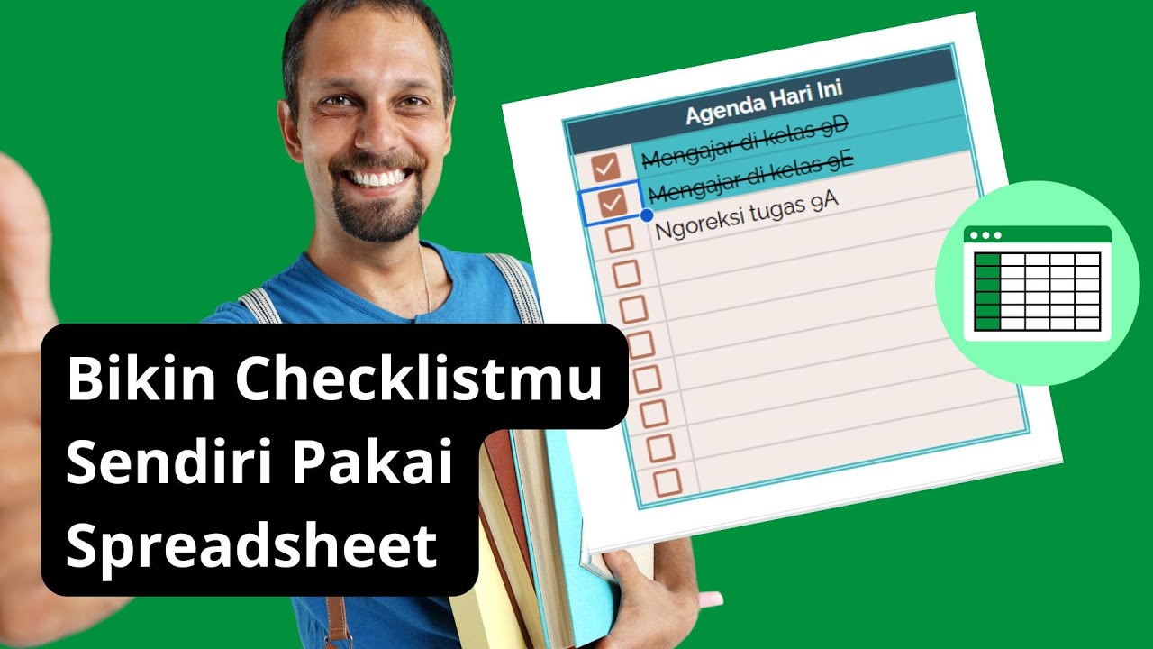 Tutorial Bikin Checklist yang Bisa Dicoret di Google Sheet - YouTube