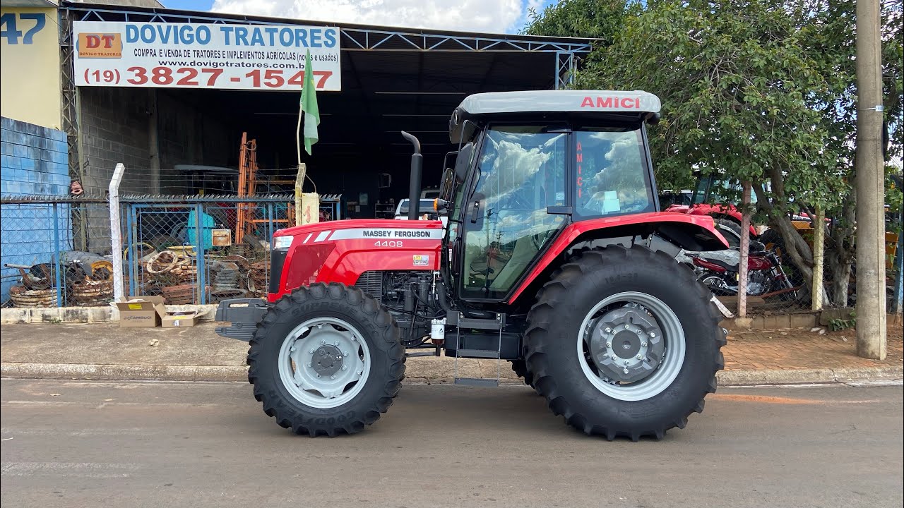 Trator Massey Ferguson 4408/cabinado 4x4 Ano 2021 novo a venda !! R$265 ...
