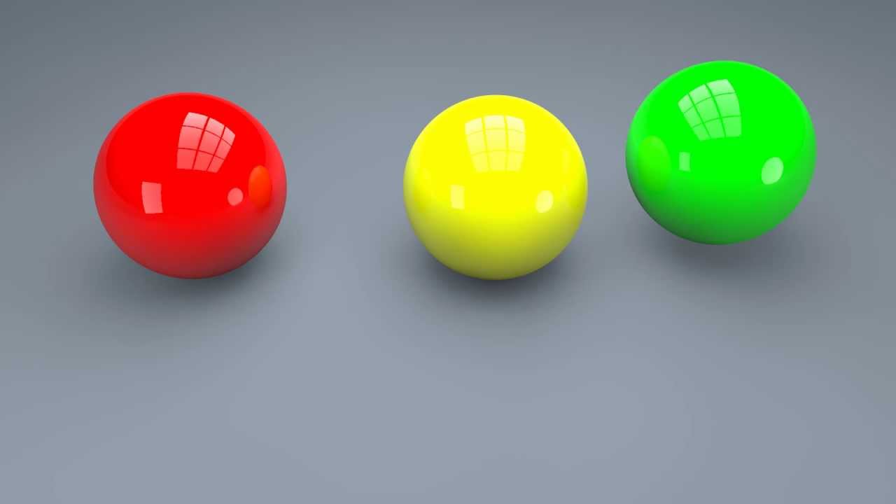 Cinema 4D - Realistic Bouncing Balls - YouTube