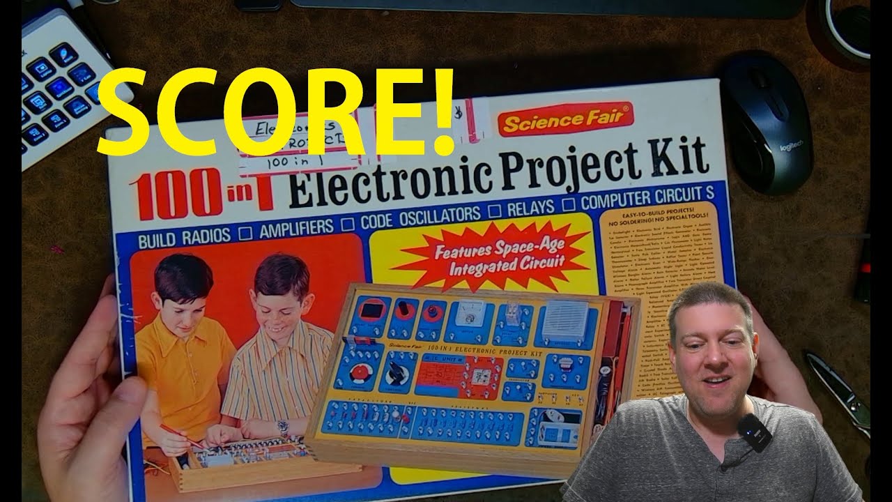 Vintage Science Fair Electronics Kit (50+ Years Old!) - YouTube