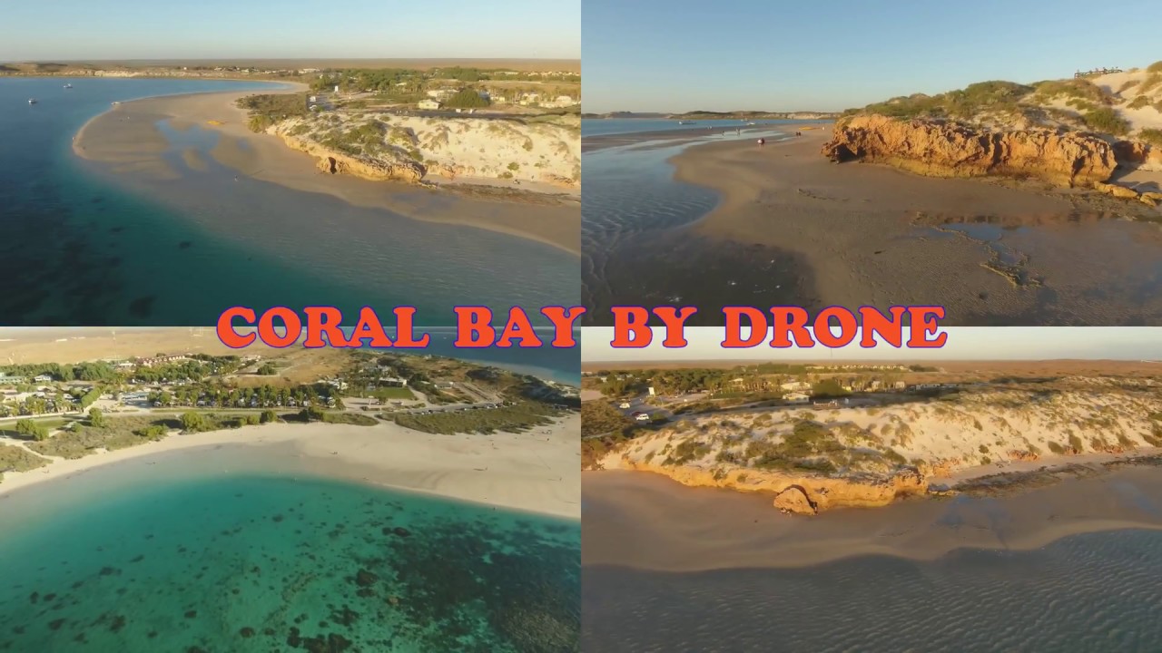CORAL BAY BY DRONE IN 4K WESTERN AUSTRALIA - YouTube