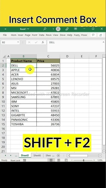 Advance Excel Tips and Tricks || Insert Comment Box in Excel #excel #shorts #exceltips - YouTube