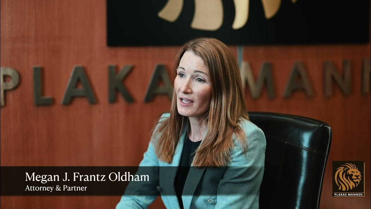 Meet Attorney and Partner Megan Frantz Oldham - Attorney Profiles at Plakas Mannos - YouTube