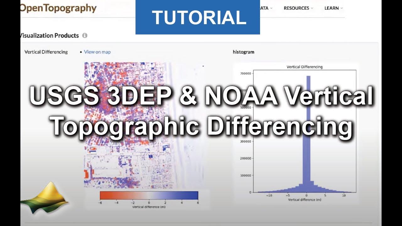 Vertical Topographic Differencing of USGS 3DEP and NOAA Topography ...