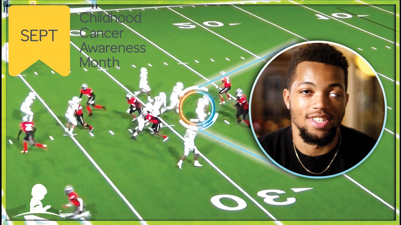As a Football Player and Childhood Cancer Survivor, Emmanuel Gives Back ...