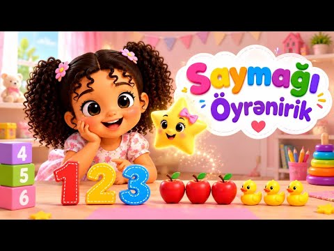 1-dən 10-a qədər rəqəmlər | Azərbaycan dilində | Asiş ve Sisi ilə saymağı öyrənək