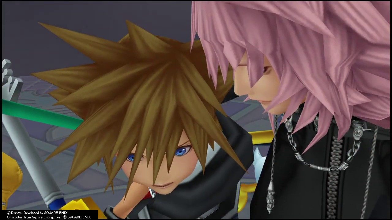 KINGDOM HEARTS 2.5 Final Mix Sora VS Marluxia Epic Fight - YouTube