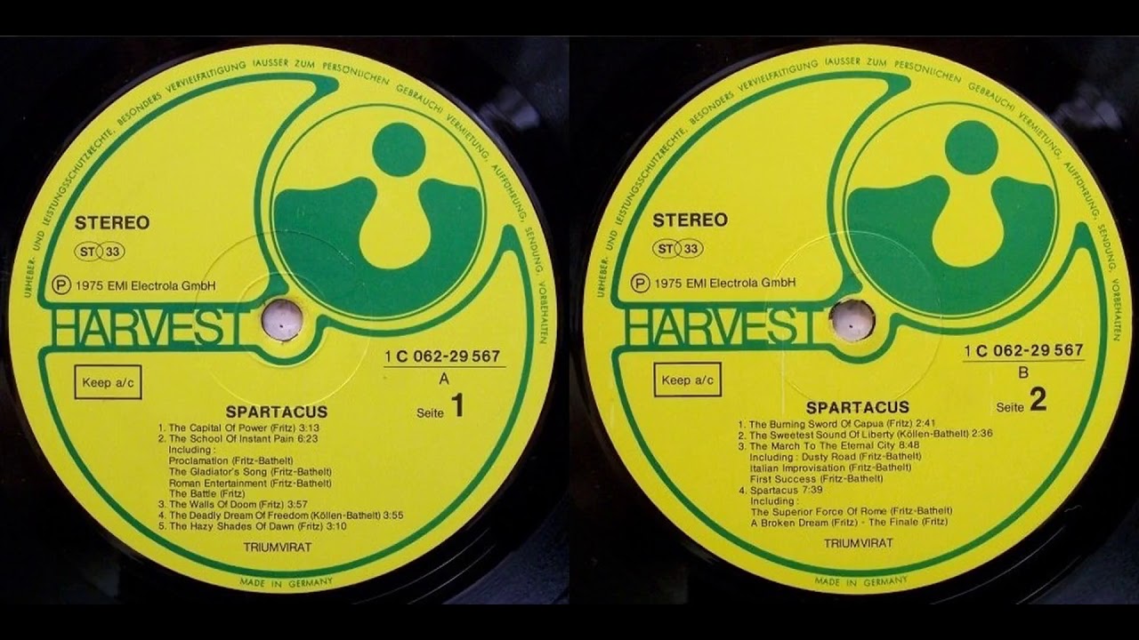 Triumvirat - Spartacus - Full Album - [Full Dynamic Range] - YouTube