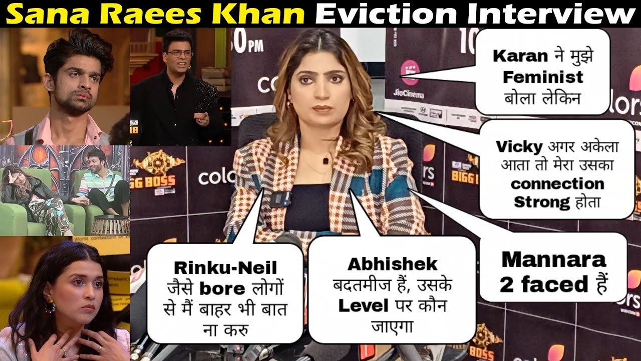 Sana Raees Khan Eviction IV: Vicky- Mera Rishta to, Munawar boring ...