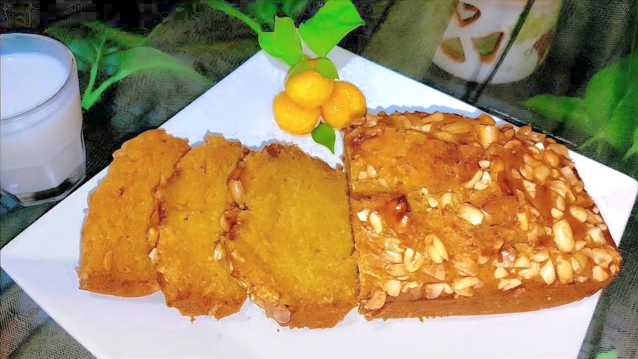 Soft & Moist Mango Cake Recipe Easy_Mango Loaf_Mango Pound Cake Recipe ...