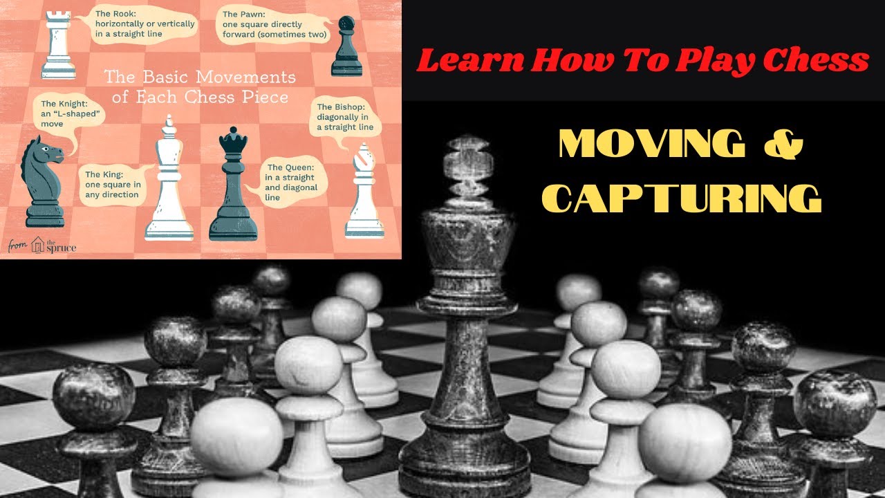 Chess For Beginners : Moving And Capturing - YouTube