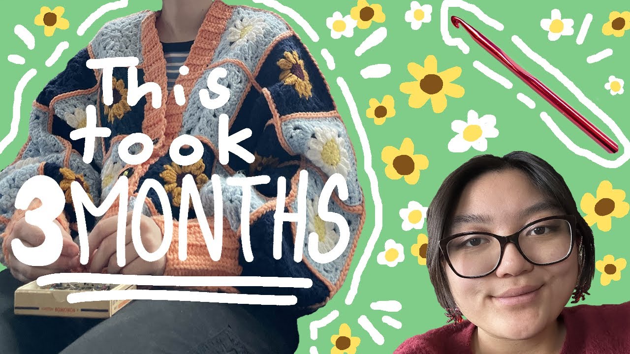 Birthday Cardigan for my Friend!!! | project from last year - YouTube