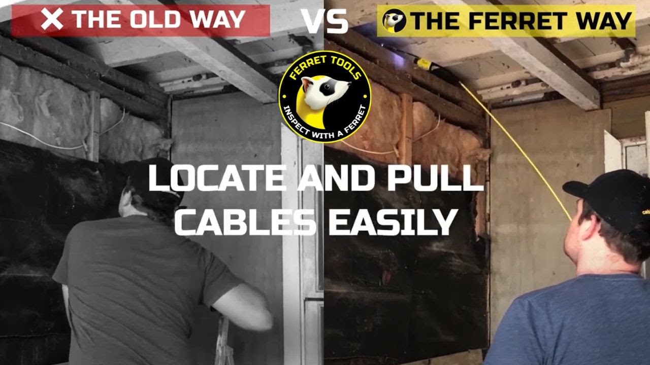 The Ferret Way - Electrical - Find, Hook & Pull Cables - YouTube