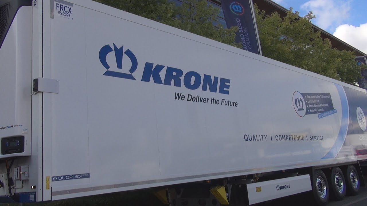 Krone Cool Liner with Carrier Vector eCool Refrigerated Semi-Trailer ...