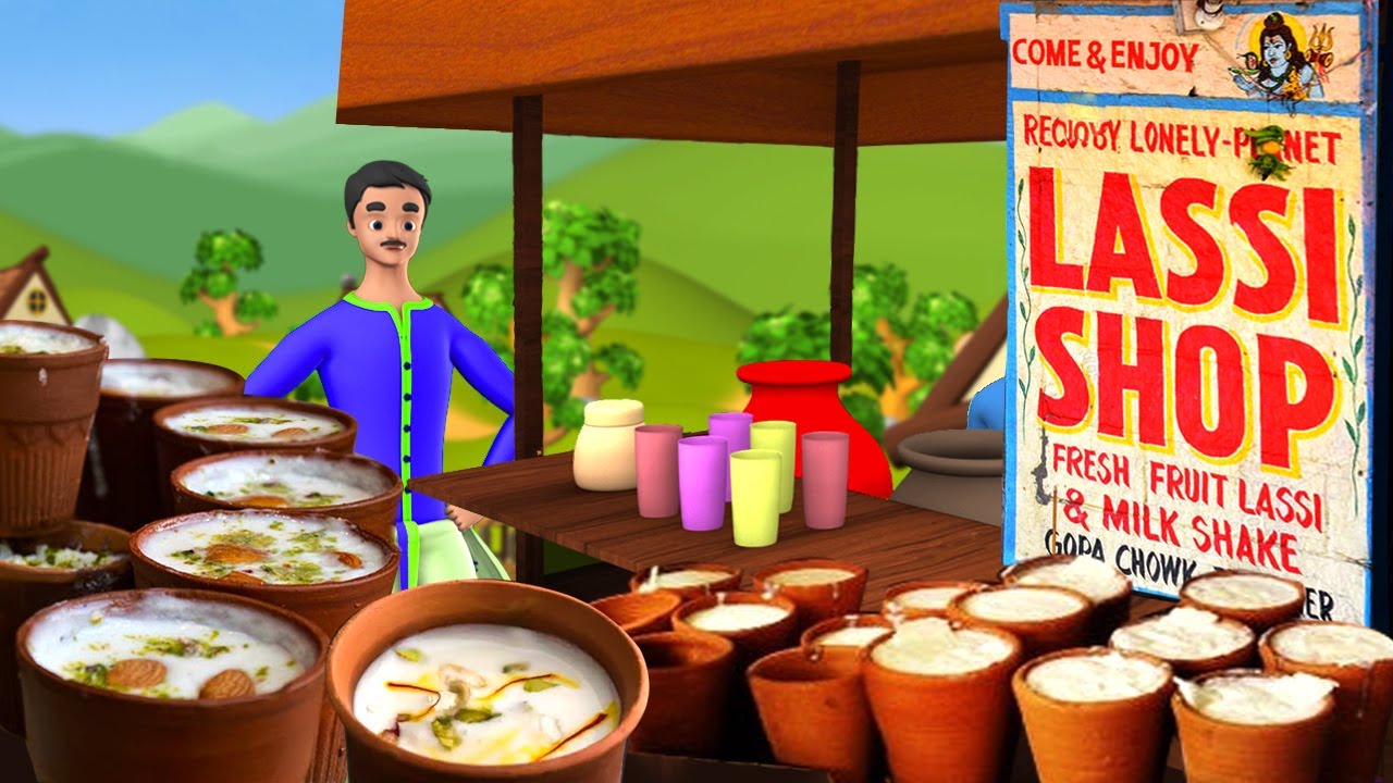 लस्सी वाला का गलती Hindi Kahani | Lassi Wala’s Mistake Story | Funny ...
