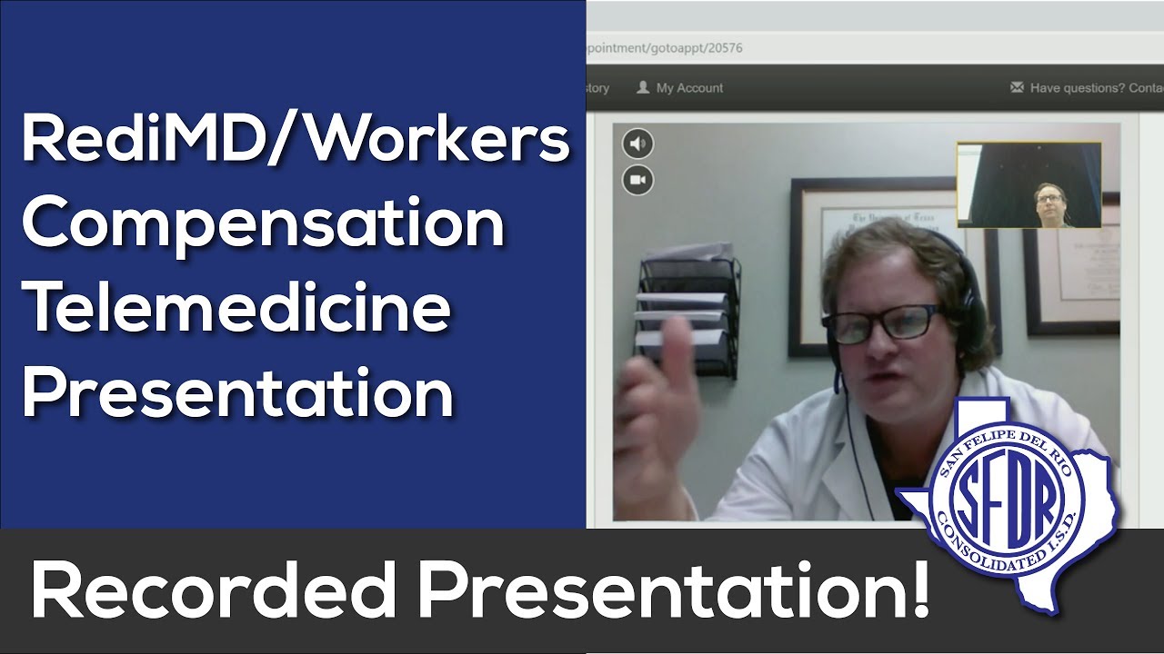 RediMD/Workers Compensation Telemedicine Presentation - YouTube
