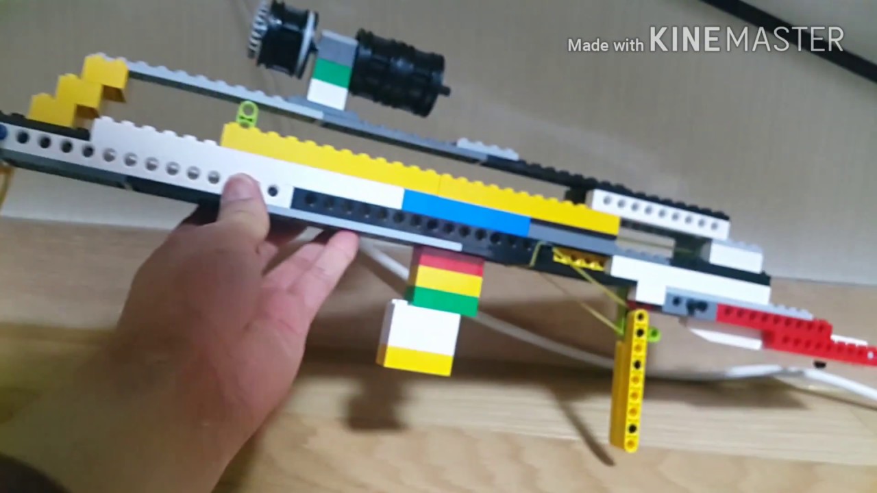 파마스를 모티브로 한 레고 총[메커니즘]-Motived Famas-F1 lego gun[Mechanism] - YouTube