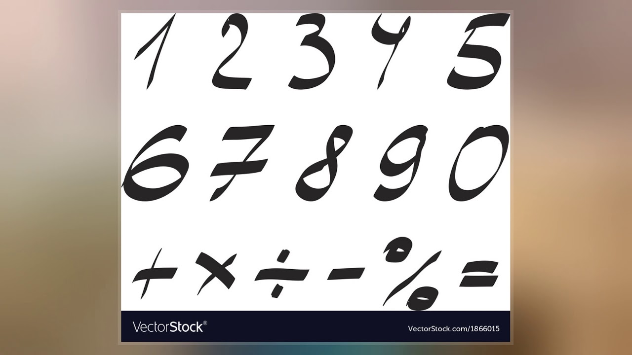Arabic Numerals - YouTube