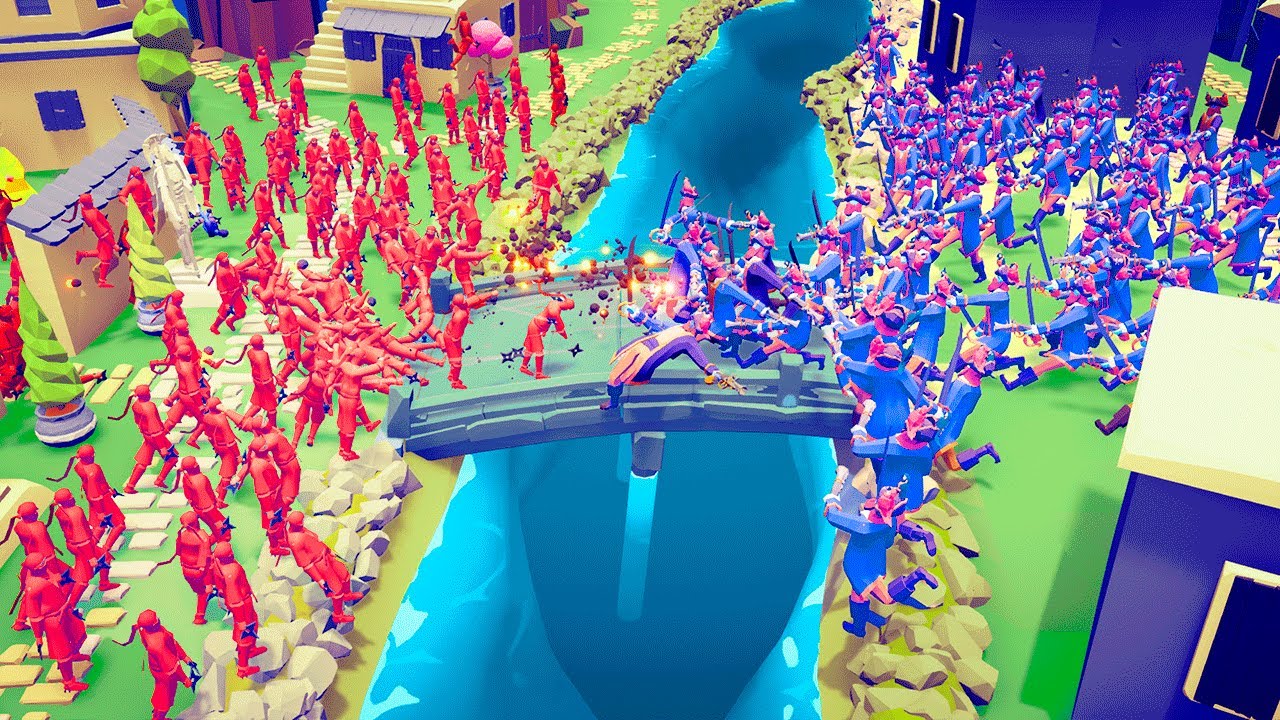 DYNASTY NINJA ARMY 🥷 VS 🏴‍☠️ PIRATE ARMY CASTLE RAID / Totally Accurate ...