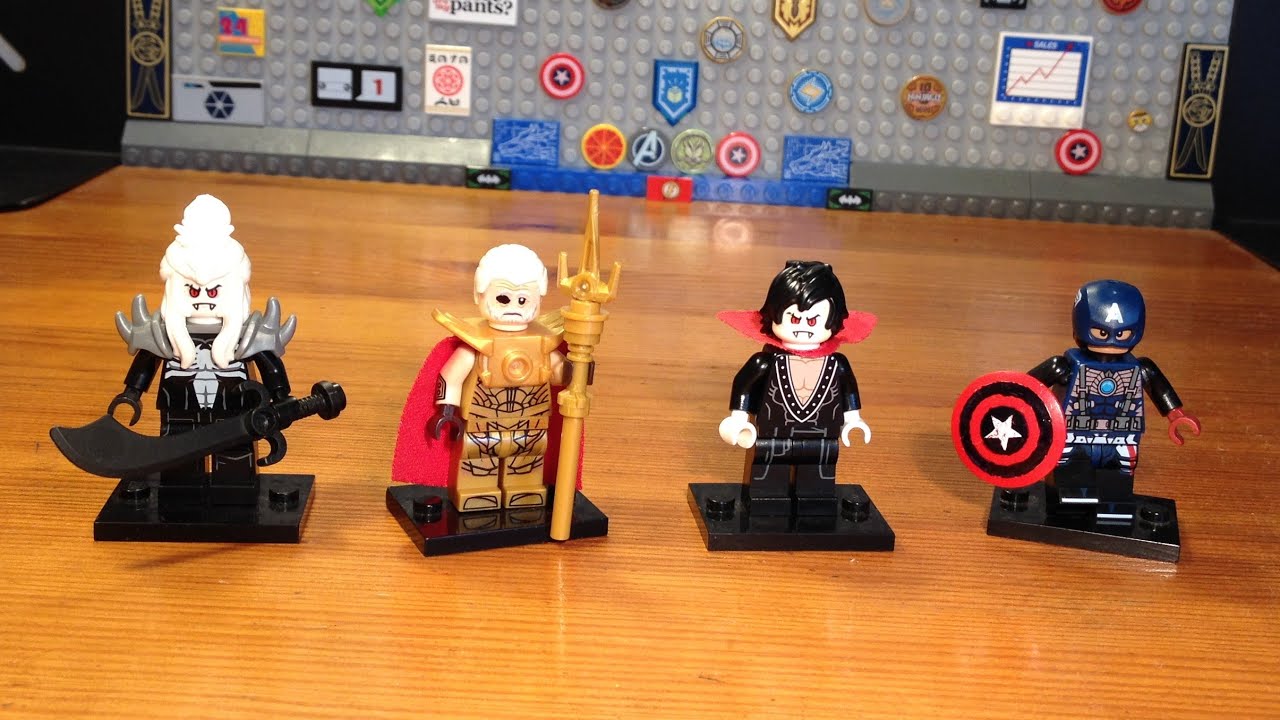 Lego Marvel Custom Morbius, Odin, US Agent, & Knull - YouTube