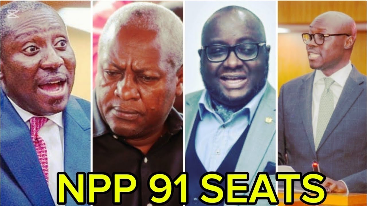 Bréaking! Jubilation hit NPP Headquarters as their seats jump to 91 ...