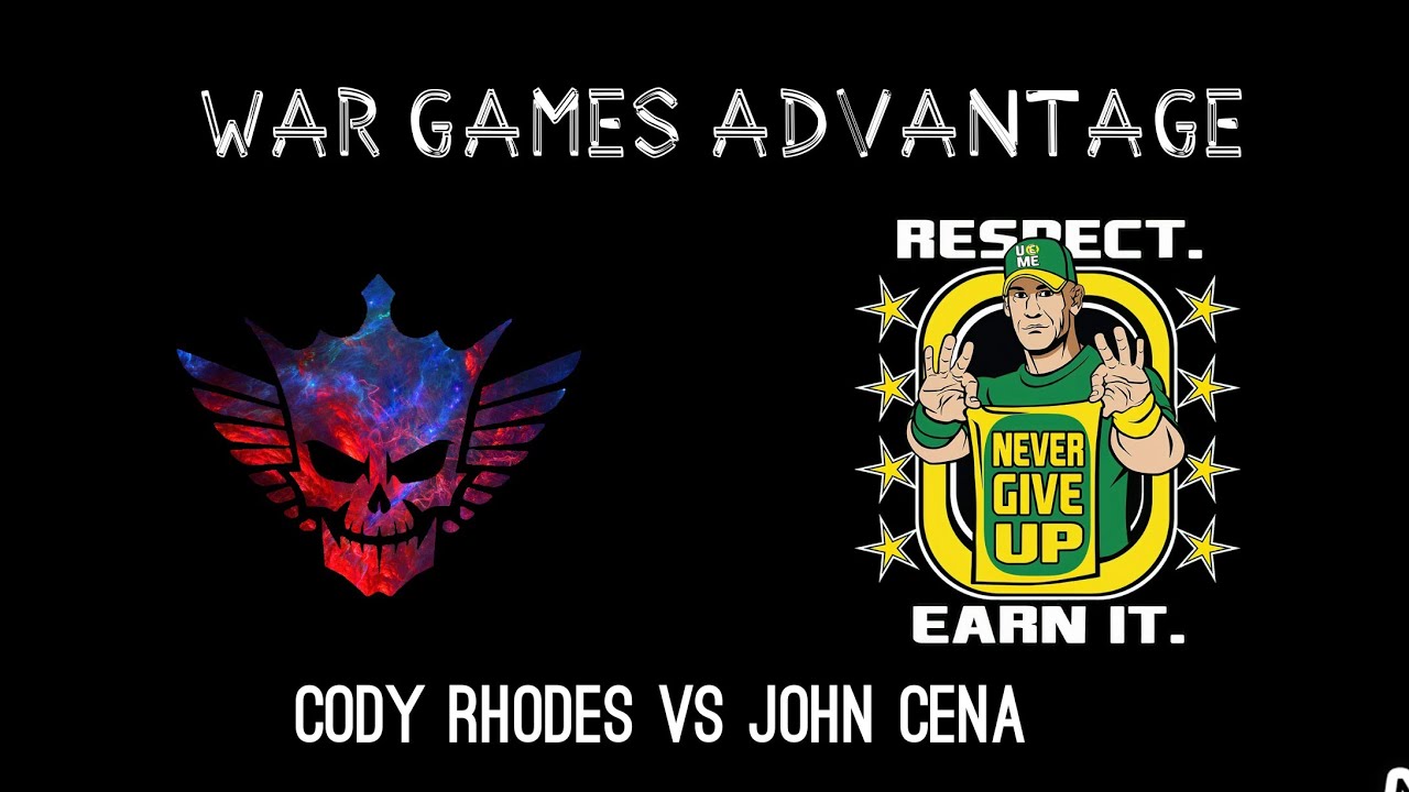 Tournament 6 War Games Advantage Match 1/4 (Codg Rhodes vs John Cen) - YouTube