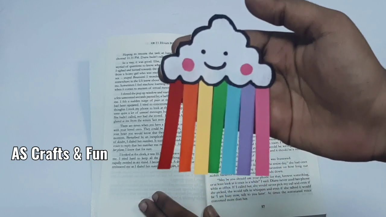 Rainbow Bookmark / Corner bookmarks /Easy Bookmark in tamil by Aishu ...