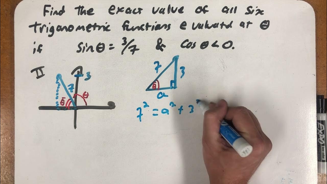Find the exact value of trig functions - YouTube