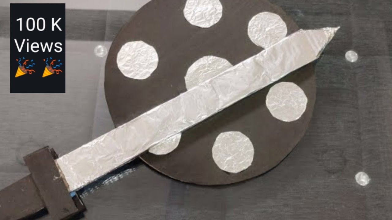how to make sword and Shield with cardboard| #DIY |Craft work at the ...