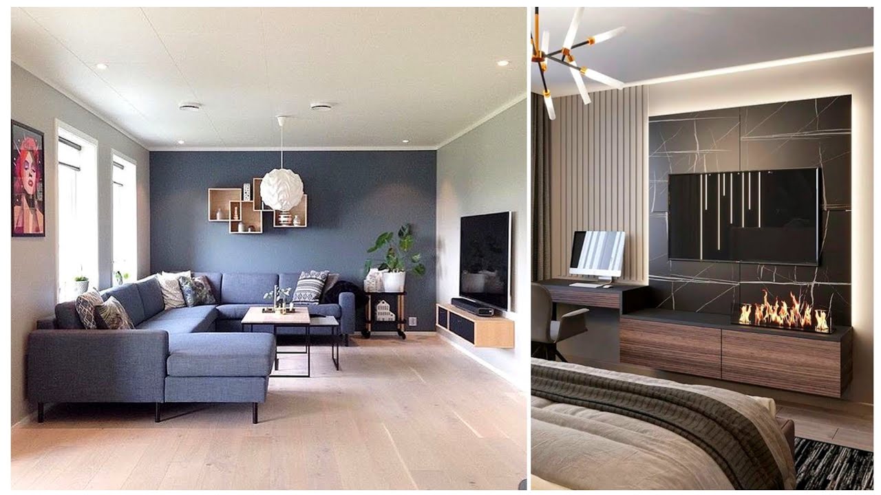 Amazing tv lounge interior design ideas/ home interior wallpaper living ...