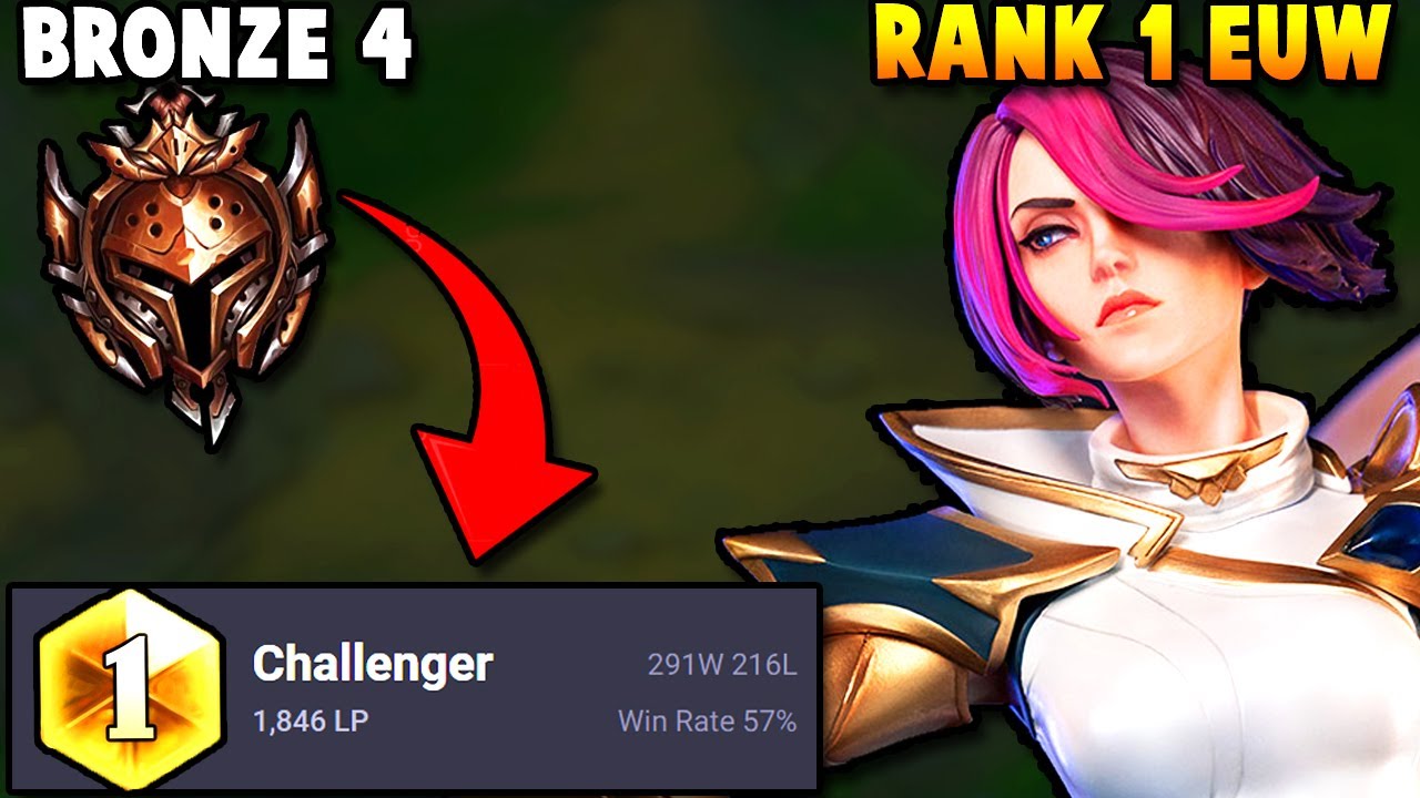 This guy 21 year old Rank 1 Challenger EUW after being Gold for 10 ...