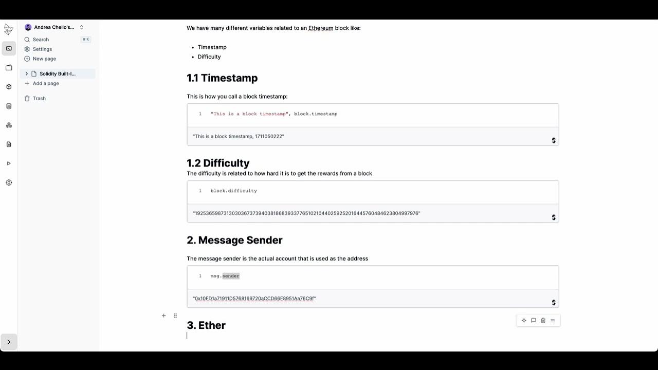 Wysdom Demo Solidity Built-In Variables - YouTube