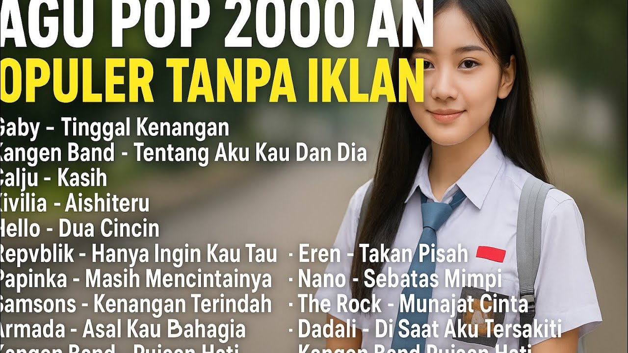 Lagu pop 2000an populer tanpa iklan - YouTube