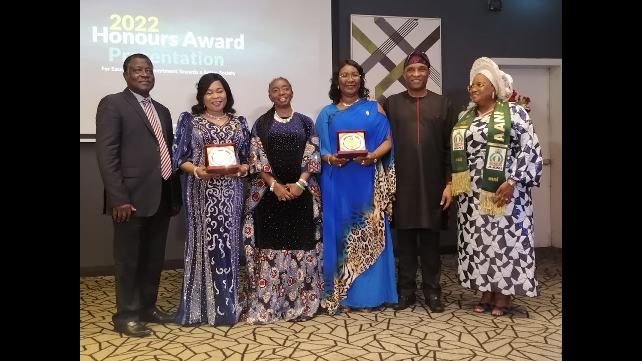 AANI Lagos Chapter Honours Comfort Eyitayo, Ibiyemi Olatunji-Bello - YouTube