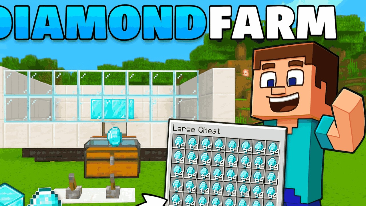 Unlimited Diamond Farm in Minecraft 1.20+ (Tested & Working!) - YouTube